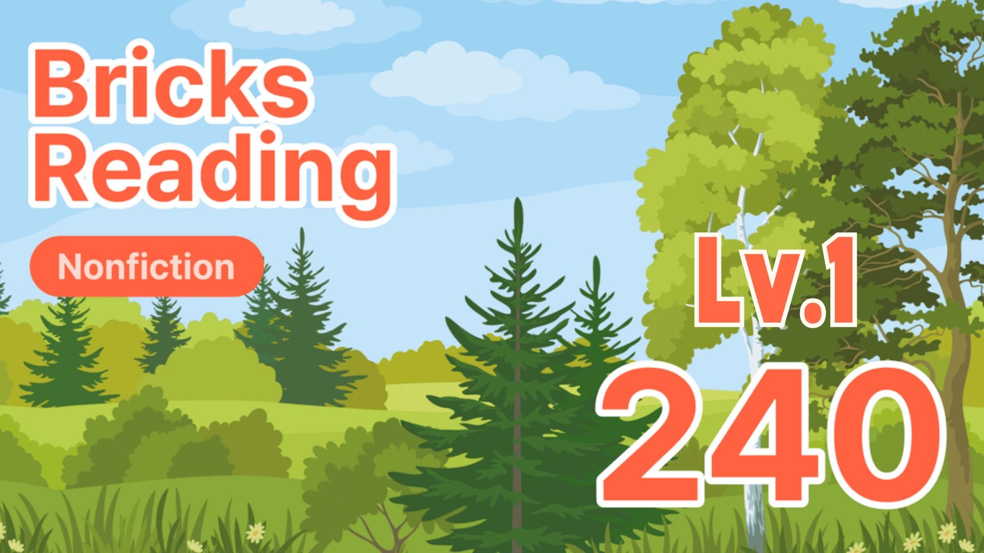 꾸그 - [100% 영어] 논픽션 자신감을 위한, Bricks Reading Nonfiction 240 Lv1