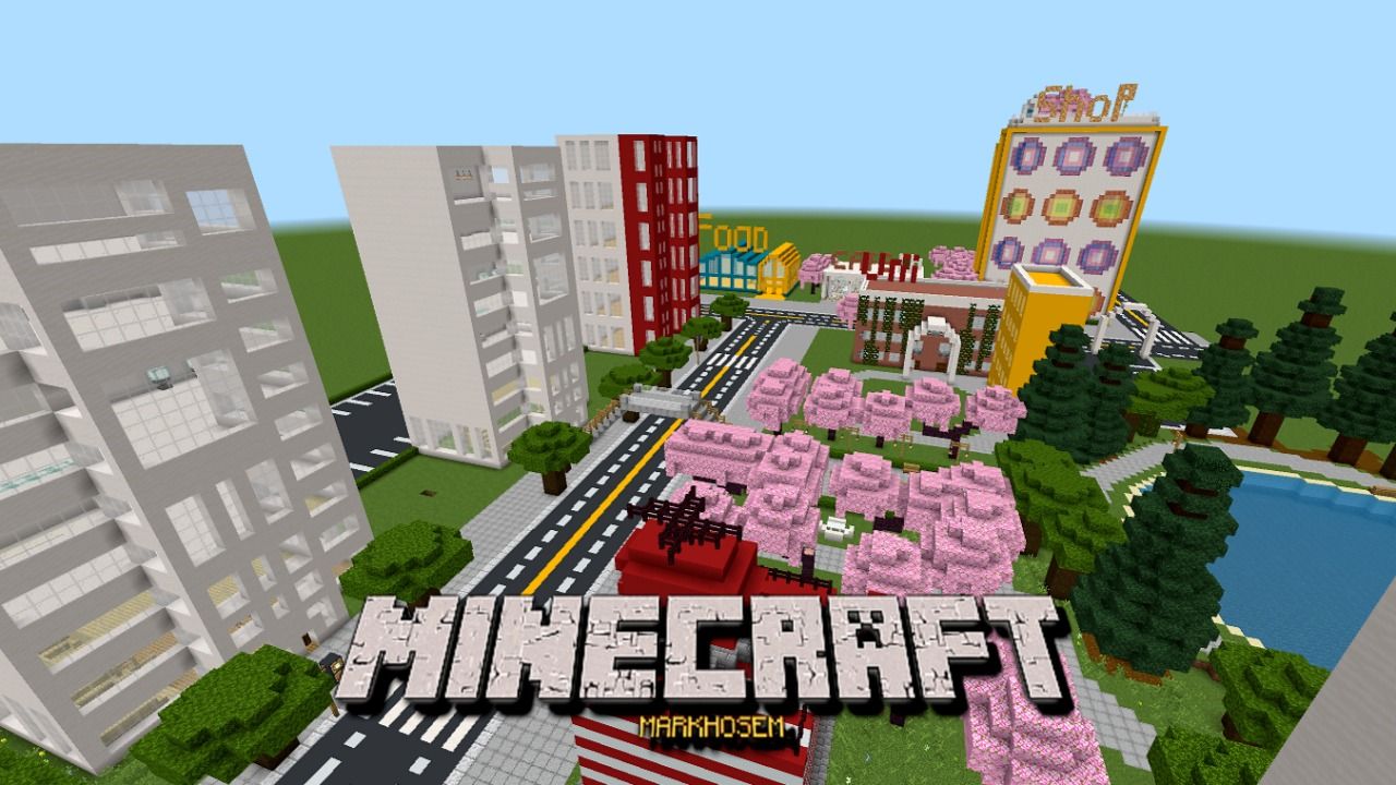 꾸그 - 마인크래프트 중급 : 도시 24가지 건축물 짓기