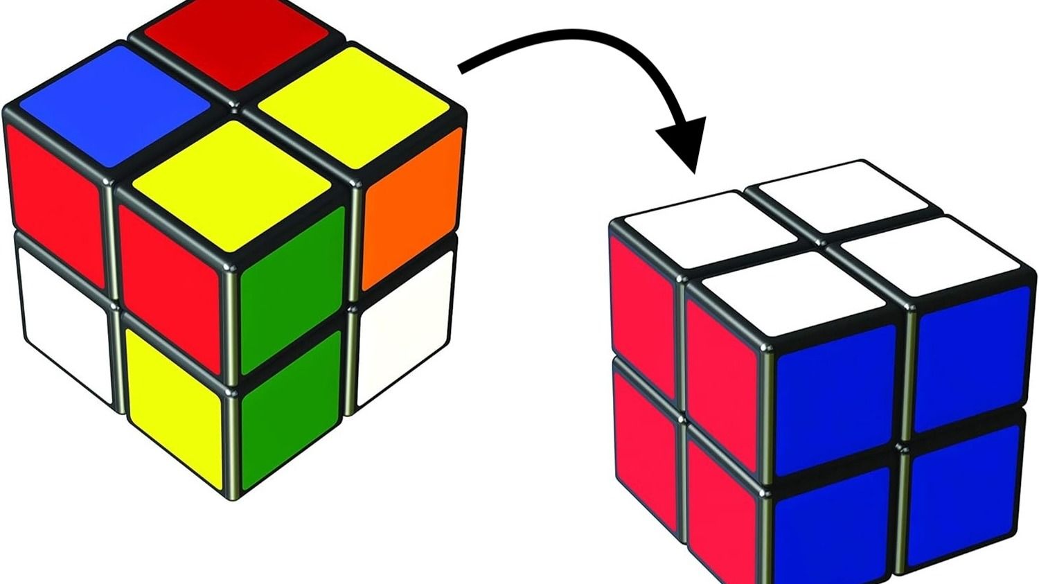 꾸그 - 2x2x2 큐브 전 면 맞추기!